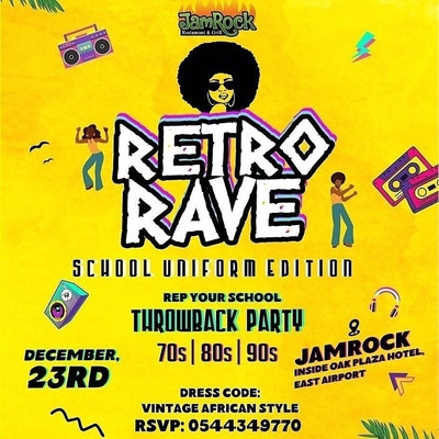 eGotickets — RETRO RAVE (School Uniform Edition) at Oak Plaza Hotel ...